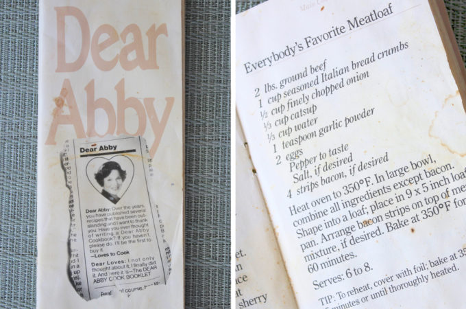 DEAR ABBY Recipe Booklet