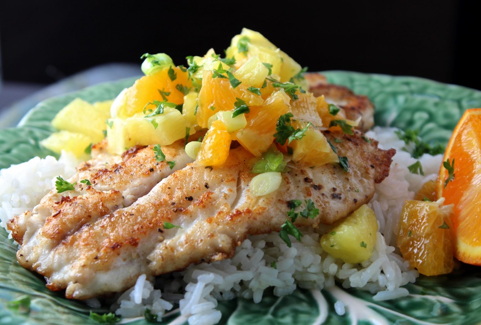 Yellowtail Snapper & Citrus Salsa | #site_title