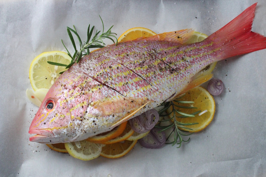 Citrus Infused Whole Roasted Snapper