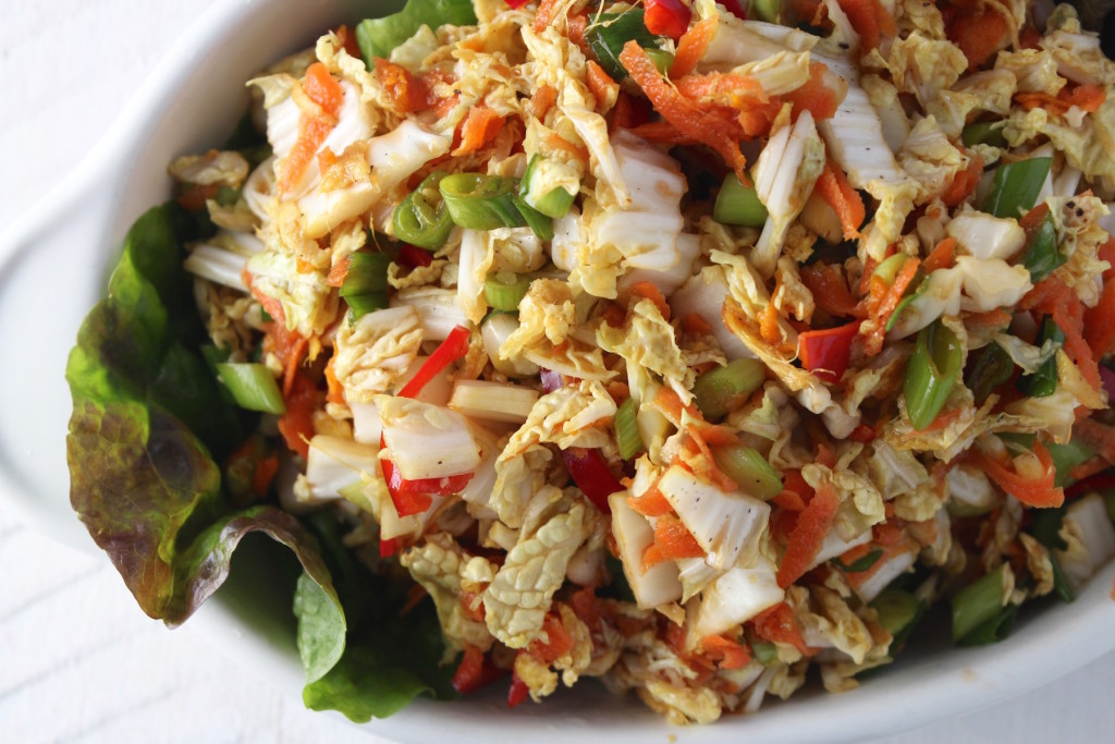 Turmeric, Ginger, Carrot & Napa Slaw