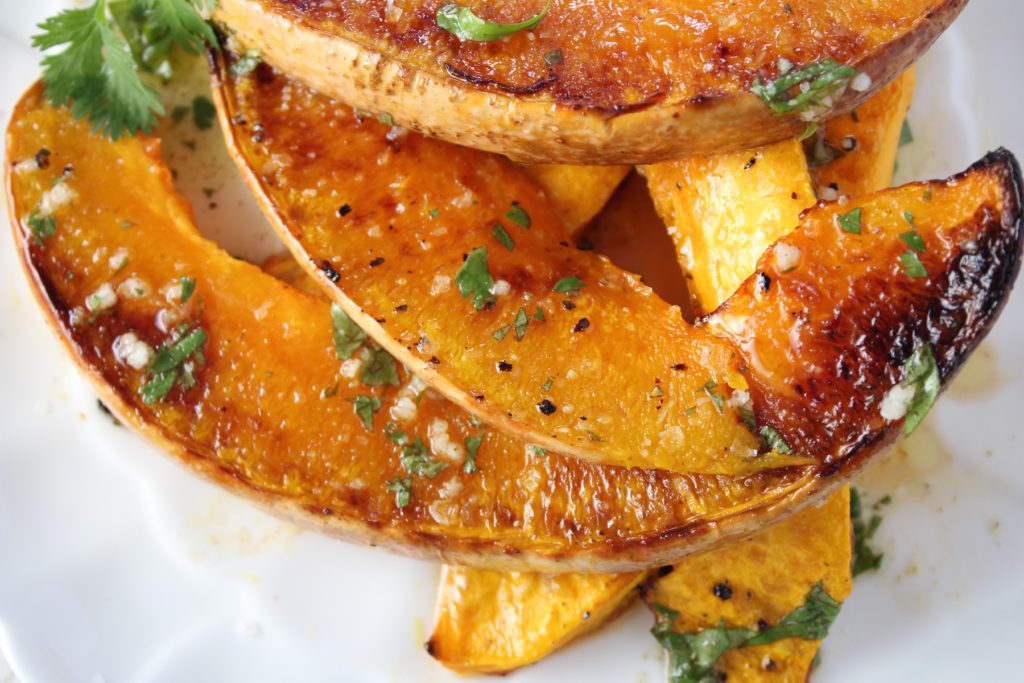 Calabaza Squash w/Lime, Garlic & Cilantro