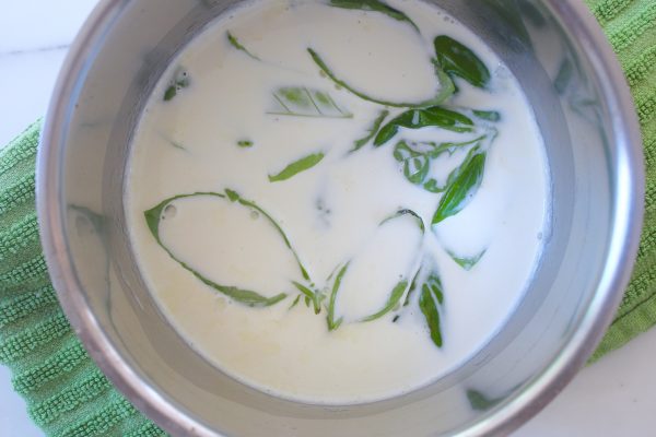 Basil Infused Whipped Cream | My Delicious Blog