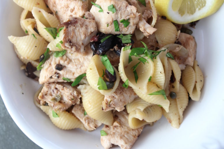 Swordfish & Olive Pasta | #site_title