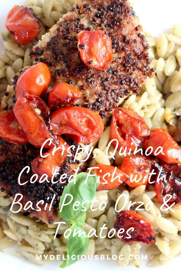 Crispy, Quinoa-Coated Fish | My Delicious Blog
