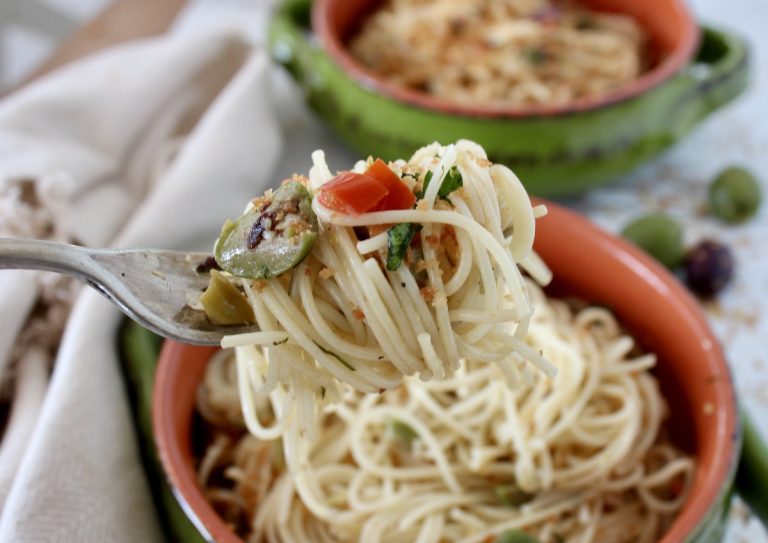 Meat Alternatives: Olive Pasta